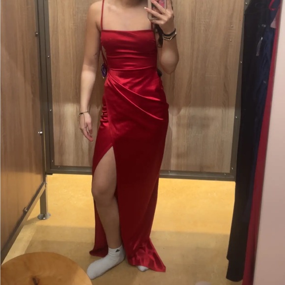 Windsor | Dresses | Windsor Xs Red Maxi Dress | Poshmark